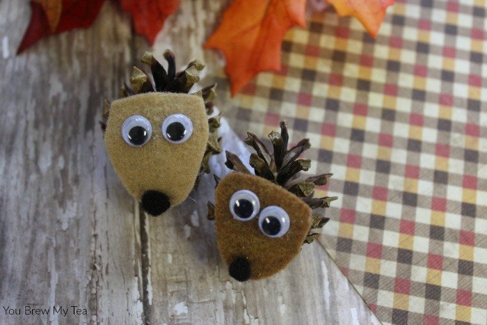 Pinecone Critters Fall Arts And Crafts For Kids