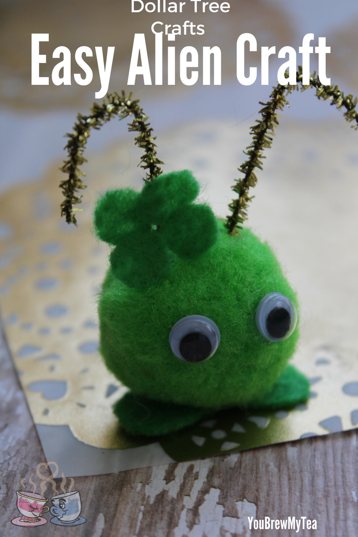 Dollar Tree Crafts Easy Alien Craft
