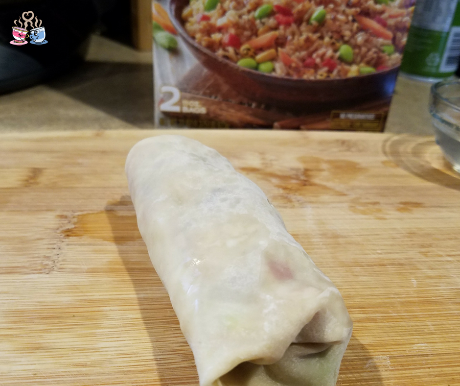 Vegan Fried Rice Stuffed Homemade Egg Rolls