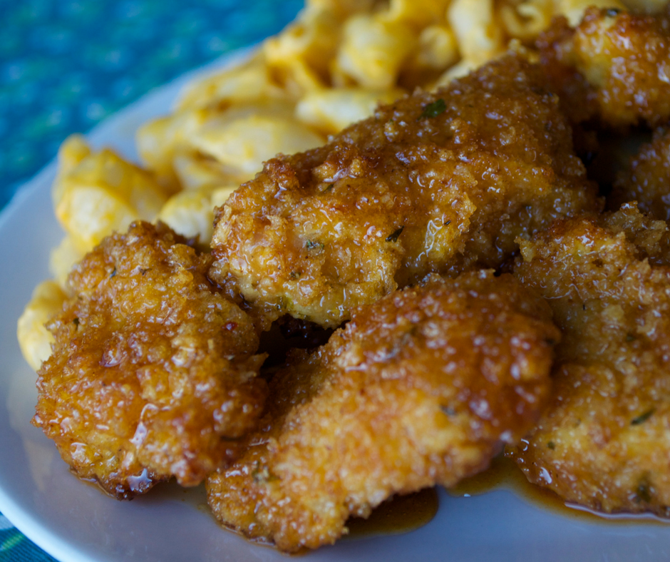 Sticky Buffalo Chicken Tenders