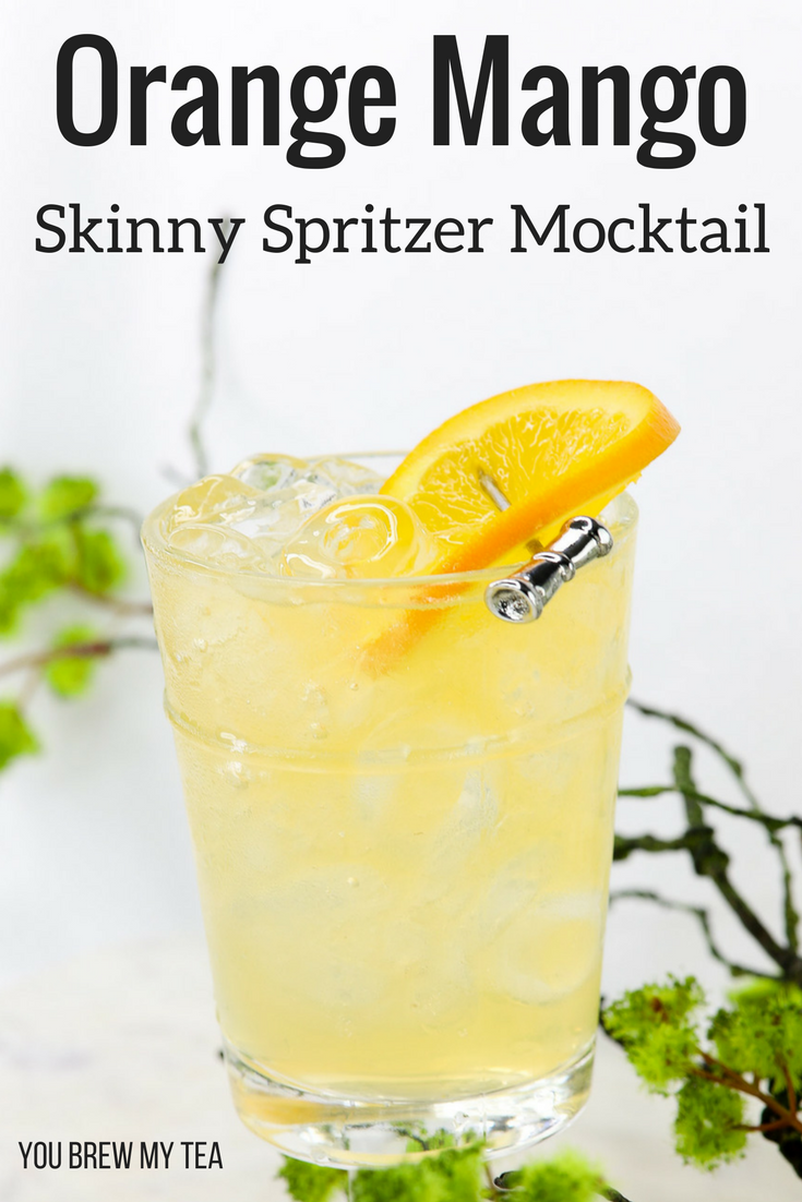 Skinny Orange Mango Spritzer Mocktail