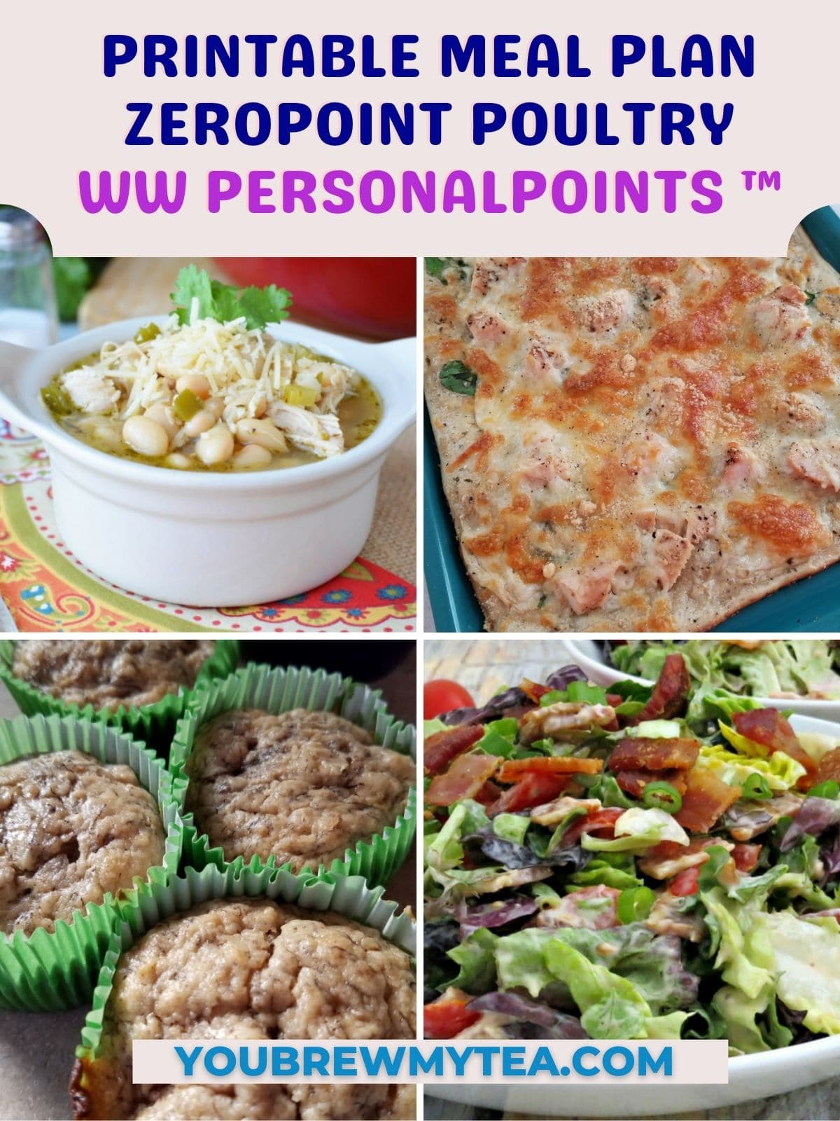 WW PersonalPoints™ ZeroPoint Poultry Meal Plan
